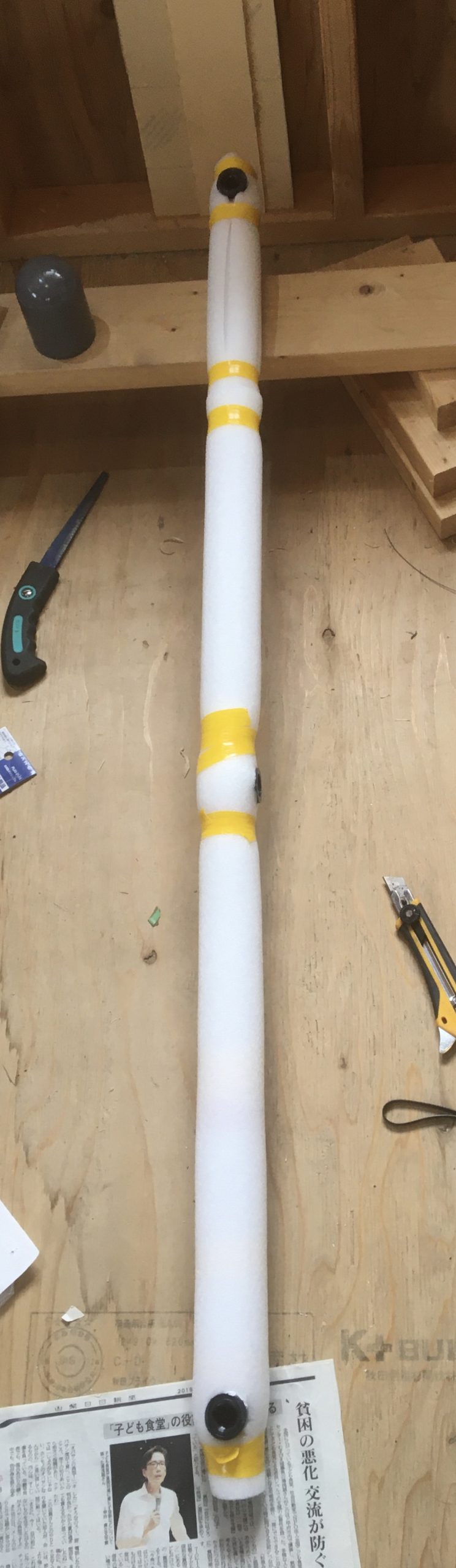 屋外水栓設置 | 雨樋を使って2口水栓柱を自作する | marut-diy