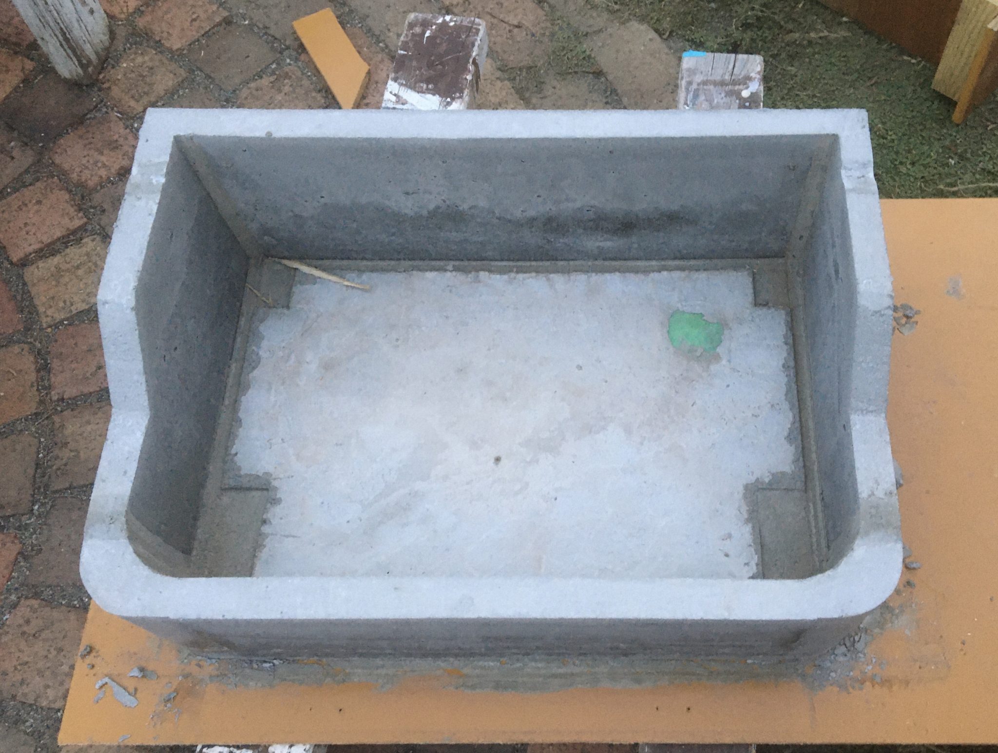 タイルシンクをdiyでいちから作ります。モルタル仕上げ編 | marut-diy