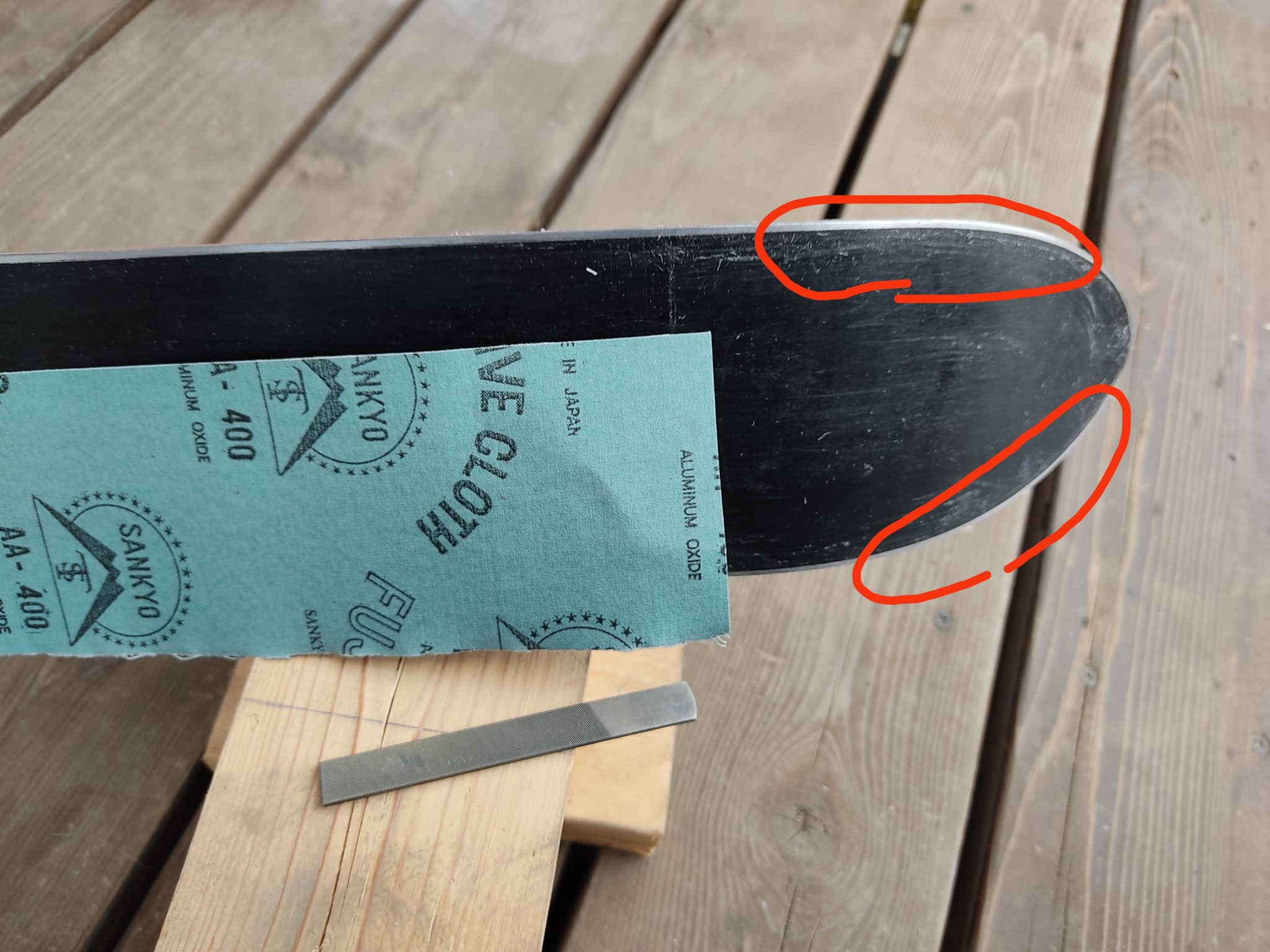 初心者のスキーエッジ研磨記録｜ベースエッジ〜サイドエッジ | marut-diy